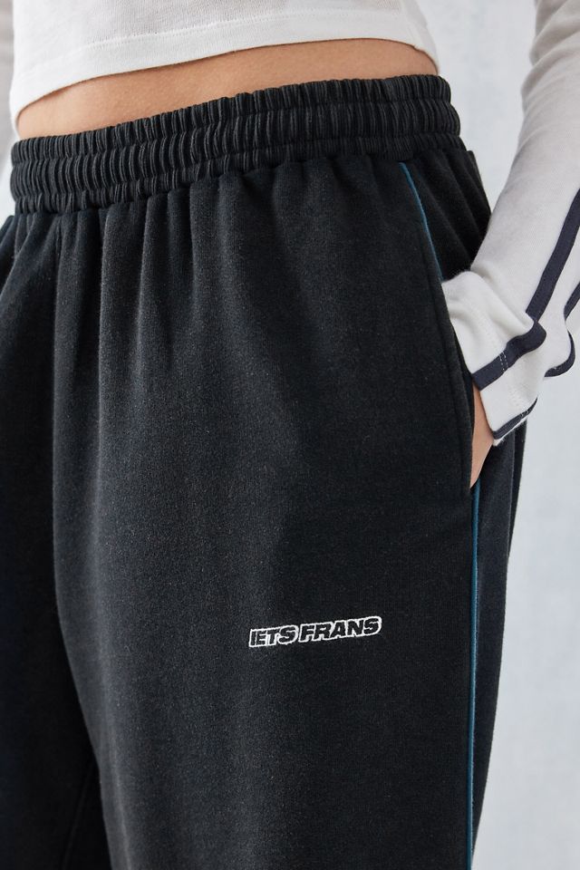 iets frans... Black Cropped Harri Baggy Joggers | Urban Outfitters UK