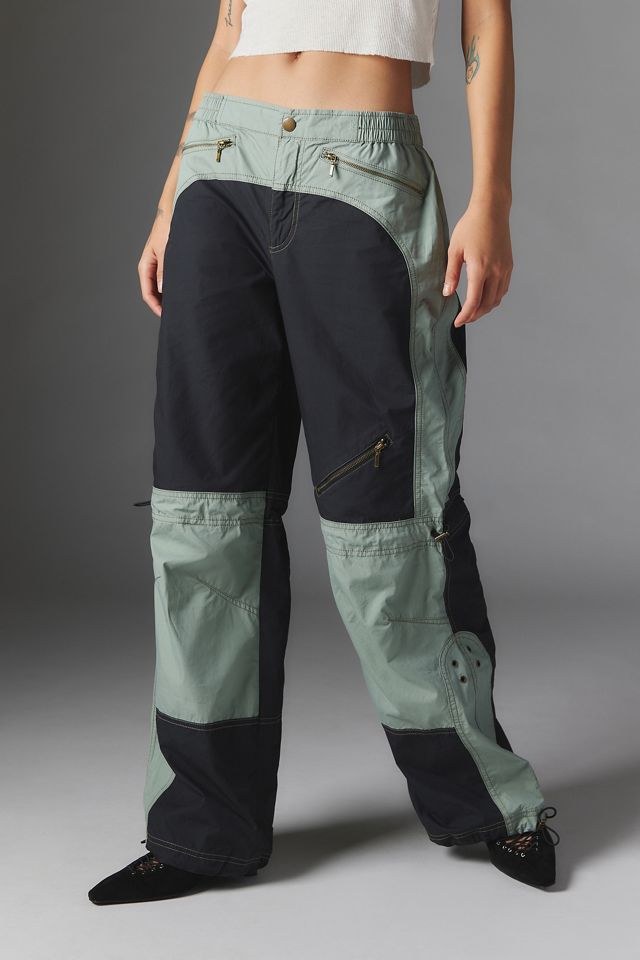 Silence + Noise Sage Lee Motocross Sage Pants | Urban Outfitters UK