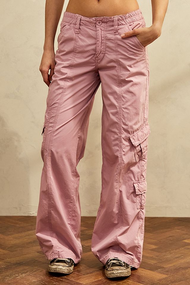 BDG Pink Y2K Low-Rise Cargo Pants | Urban Outfitters UK BDG Pink Y2K Low-Rise Cargo Pants | Urban Outfitters UK