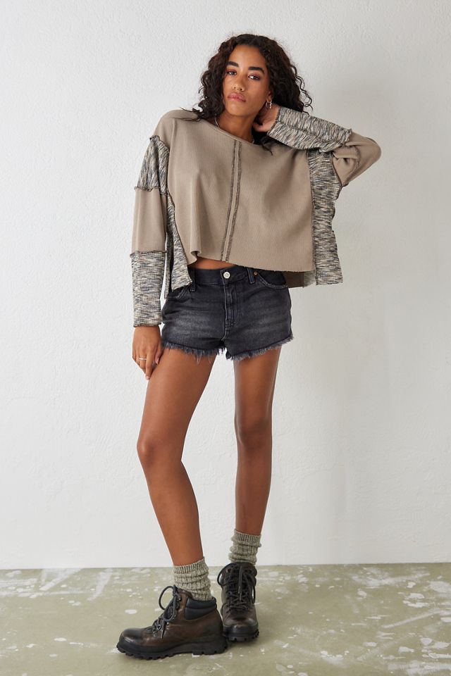 Denim Cheeky Short Marble | Urban Outfitters ES