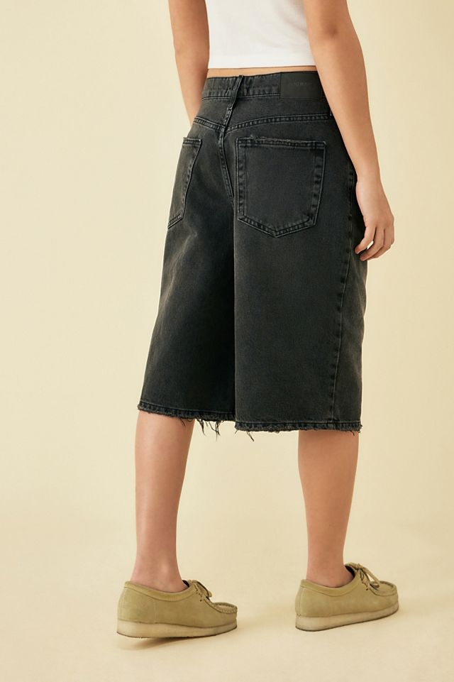 BDG Missouri Longline Black Jorts | Urban Outfitters UK