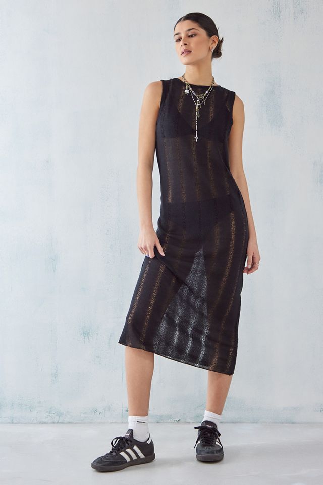 UO - Robe débardeur maxi ajourée Jen | Urban Outfitters FR