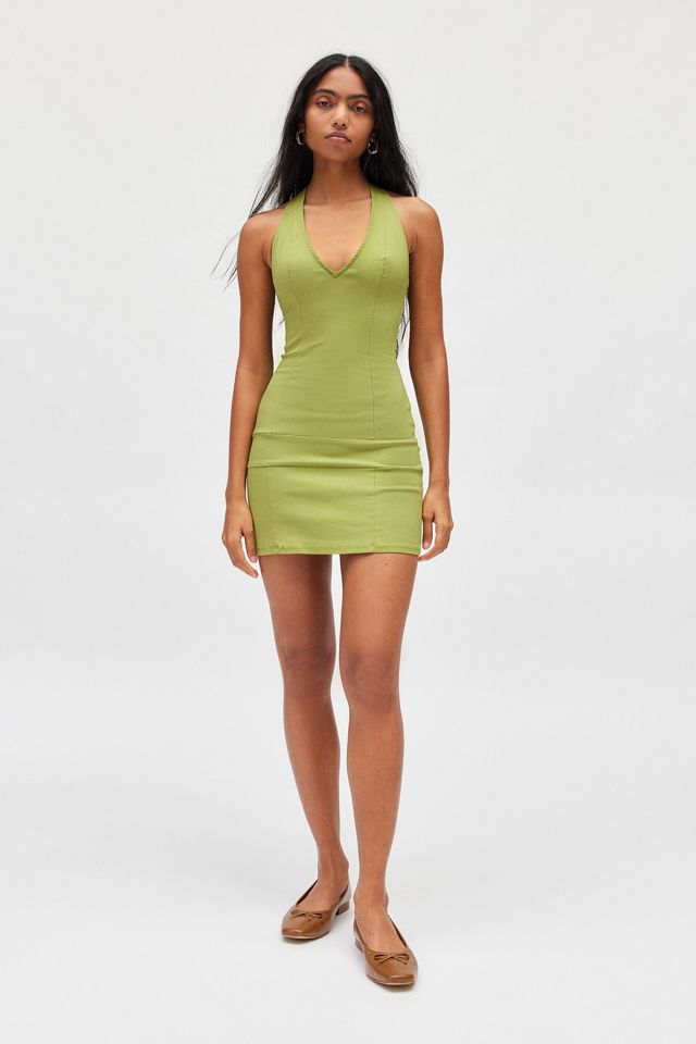 Silence Noise Gloria Halter Mini Dress Urban Outfitters Uk