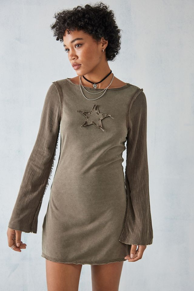 BDG Applique Star Mini Dress | Urban Outfitters UK
