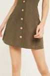 UO Linen Button-Through Ladder Back Dress | Urban Outfitters UK