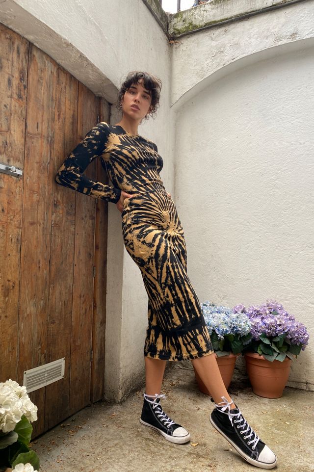 UO Ruth Tie-Dye Midi Dress | Urban Outfitters UK