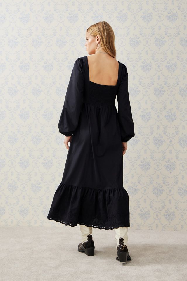 Kimchi Blue Wanda Broderie Midi Dress | Urban Outfitters ES