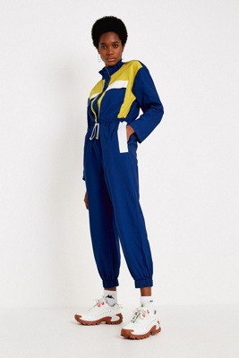 UO Ari Colorblock Jumpsuit | Urban Outfitters UK
