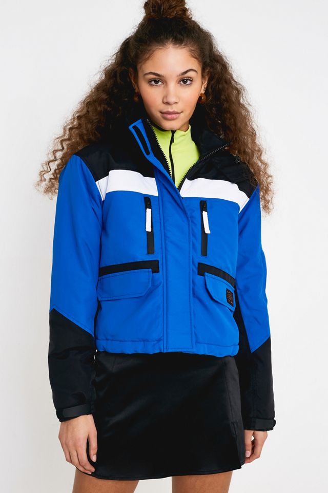 UO Blue Crop Expedition Jacket | Urban Outfitters UK