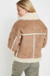 UO Faux Shearling Crop Jacket | Urban Outfitters UK