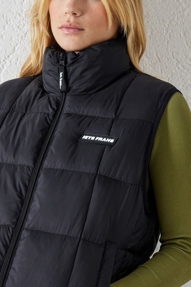 iets frans... Black Packable Puffer Gilet | Urban Outfitters UK