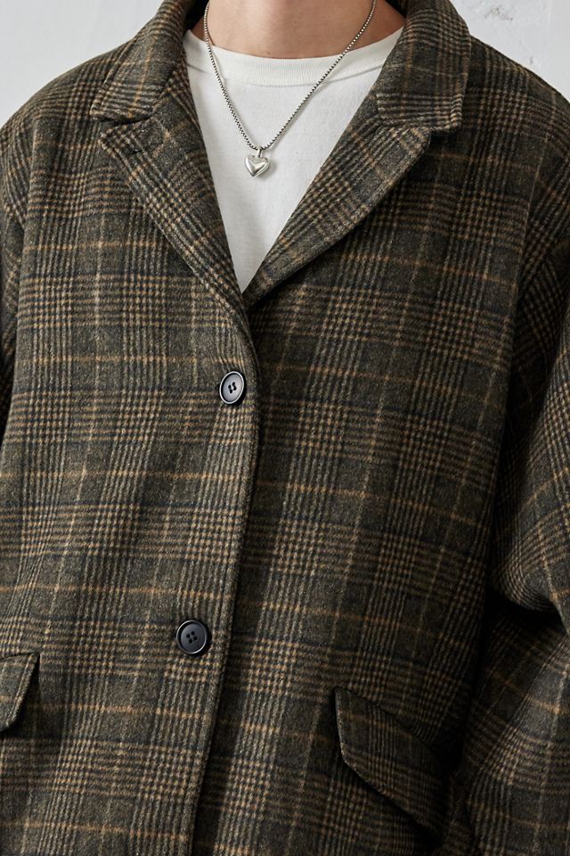 UO Oversized Wool Overcoat | Urban Outfitters UK