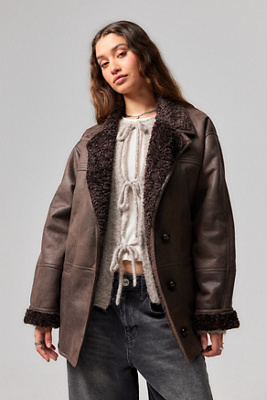 BDG Faux Shearling Jacket | Urban Outfitters UK