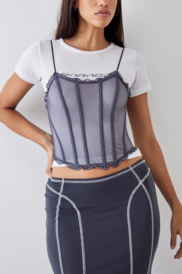 Out From Under – Korsett aus Netzstoff | Urban Outfitters DE