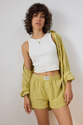 BDG Yellow Boxer Shorts | Urban Outfitters UK