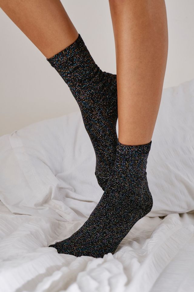 Shimmer Stripe Socks | Urban Outfitters UK