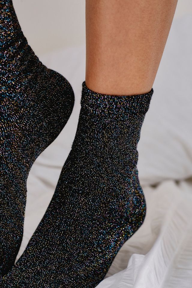 Shimmer Stripe Socks | Urban Outfitters UK
