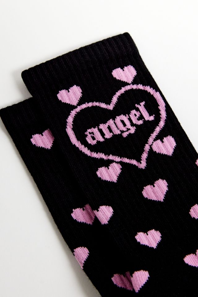 Out From Under Angel Heart Socks | Urban Outfitters UK