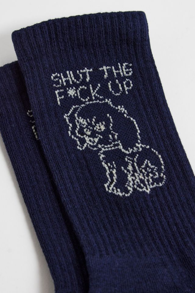 Out From Under Shut The F*ck Up Socks | Urban Outfitters UK