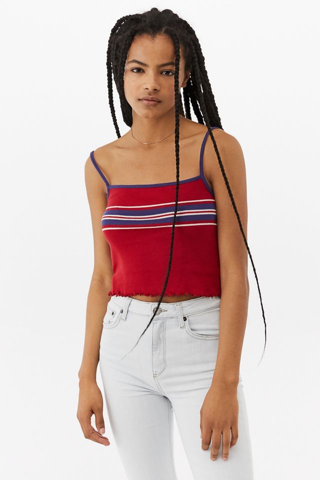 UO Stripe Square Neck Cami | Urban Outfitters UK