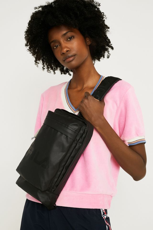 FILA Marshall Black Sling Bag | Urban Outfitters UK