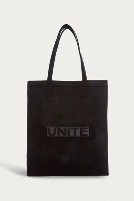 Unite Velvet Embossed Tote Bag | Urban Outfitters UK