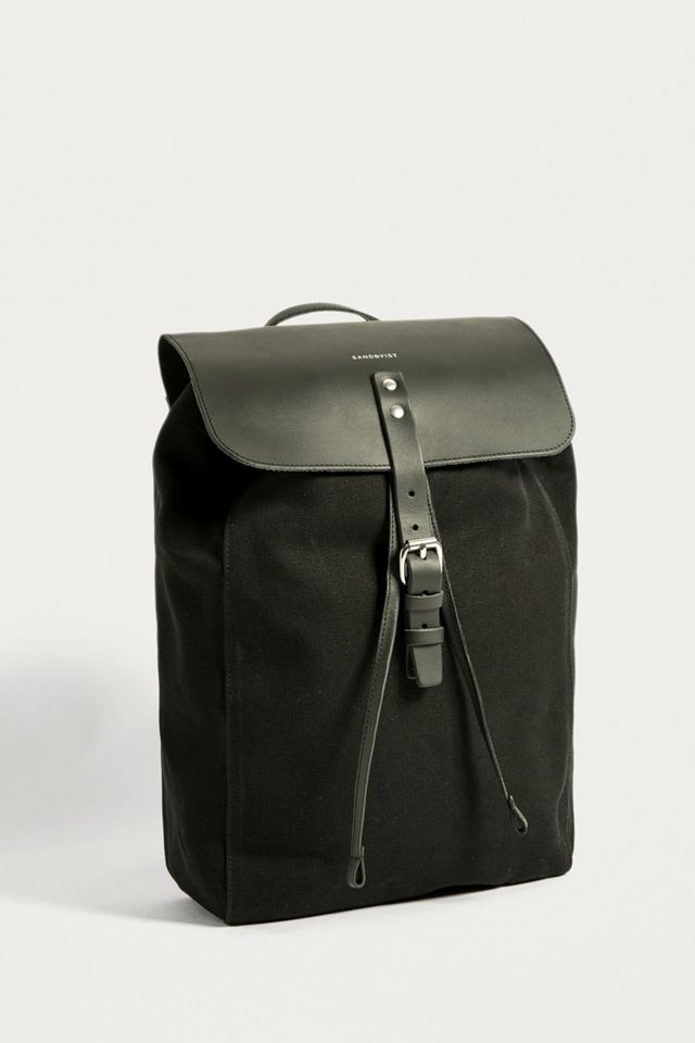 Sandqvist Alva Black Backpack | Urban Outfitters UK