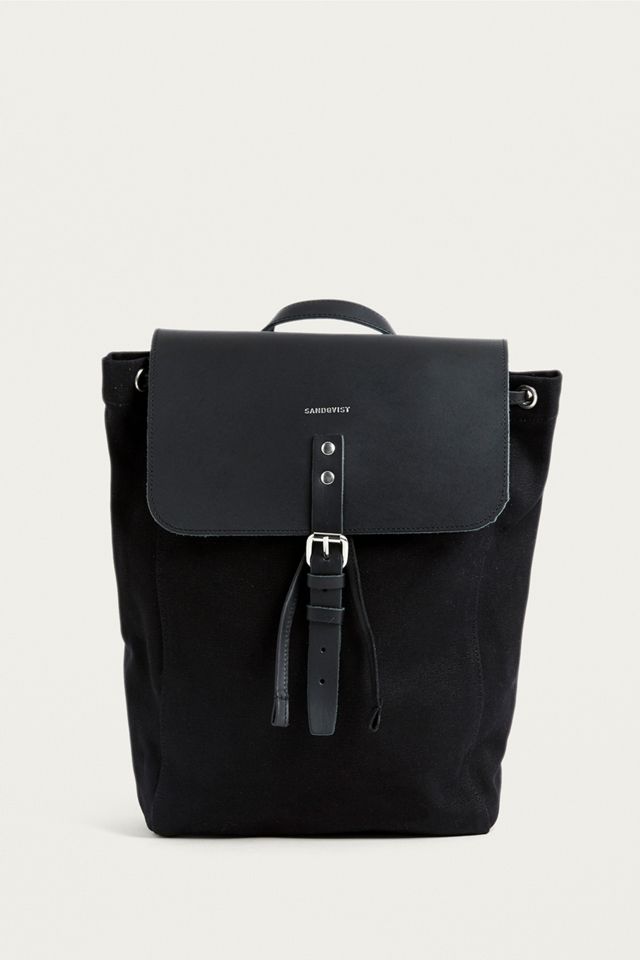 Sandqvist Alva Black Backpack | Urban Outfitters UK