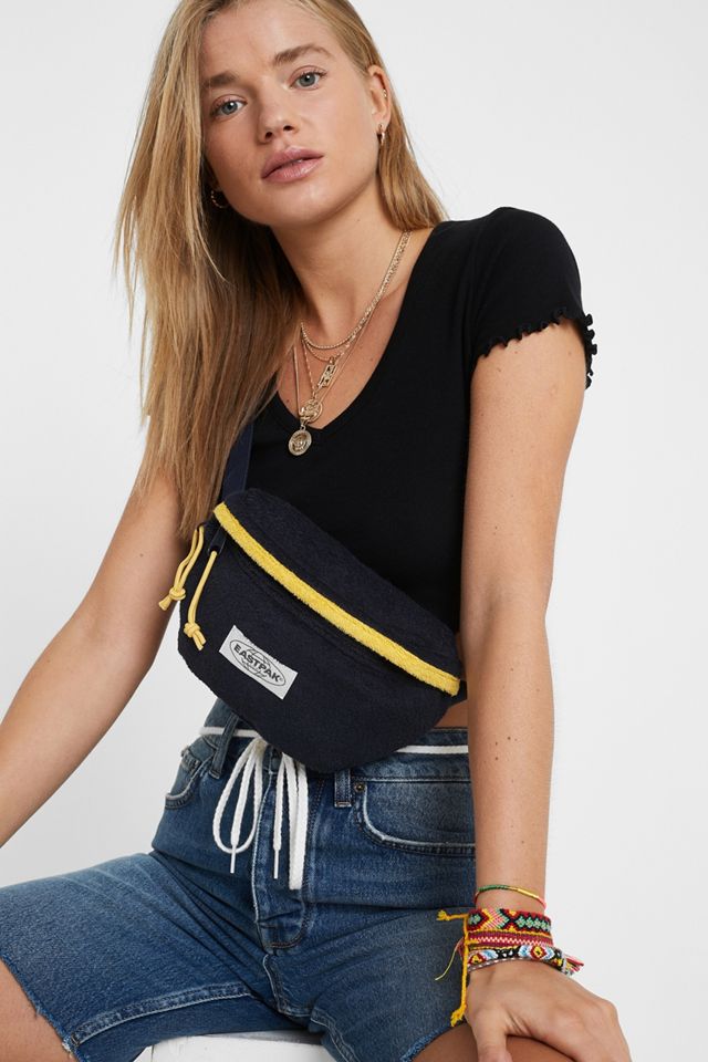 Eastpak Springer Blue Terry Bum Bag | Urban Outfitters UK