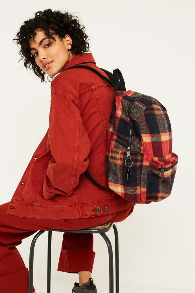BDG Brushed Check Backpack | Urban Outfitters UK