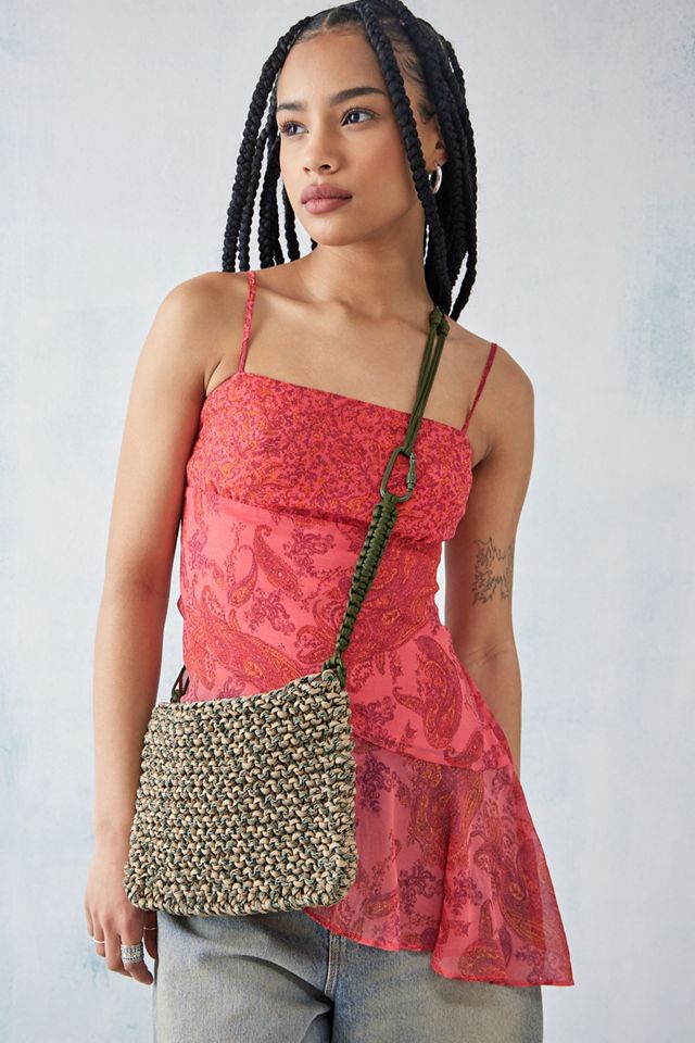 UO Knitted Crossbody Bag | Urban Outfitters UK