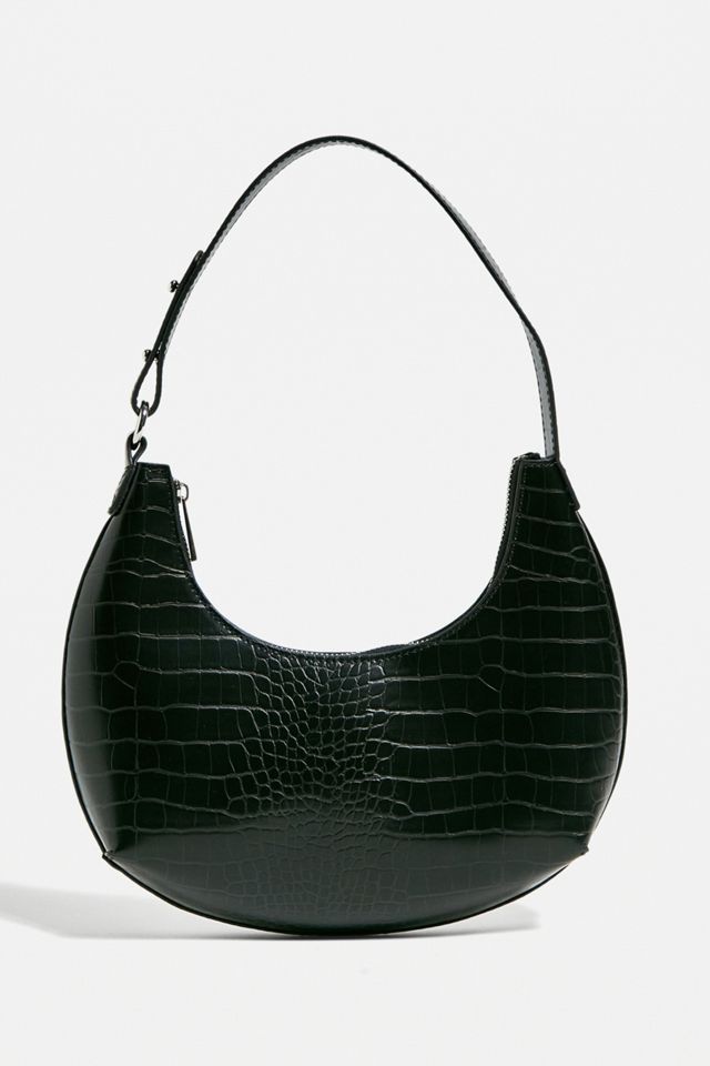 UO Faux Croc Shoulder Bag | Urban Outfitters UK