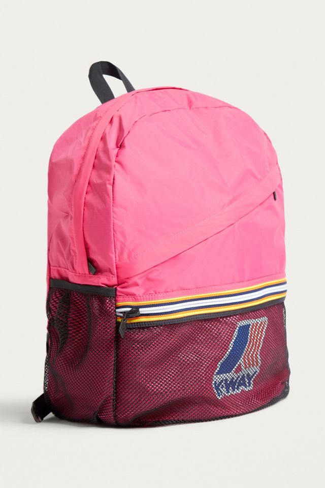 K-Way Pink Packable Backpack | Urban Outfitters UK