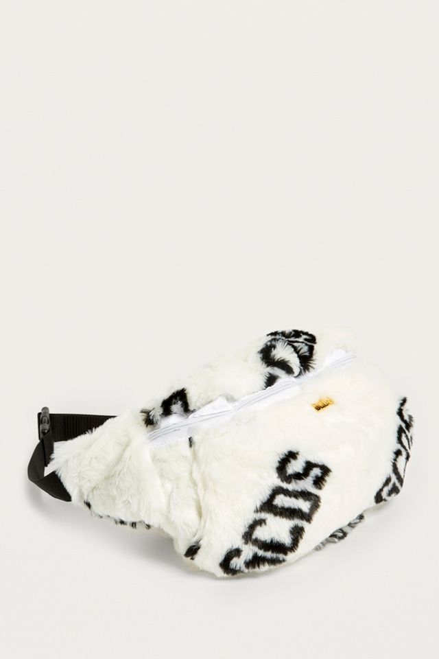 GCDS Macro Faux Fur Bum Bag | Urban Outfitters UK