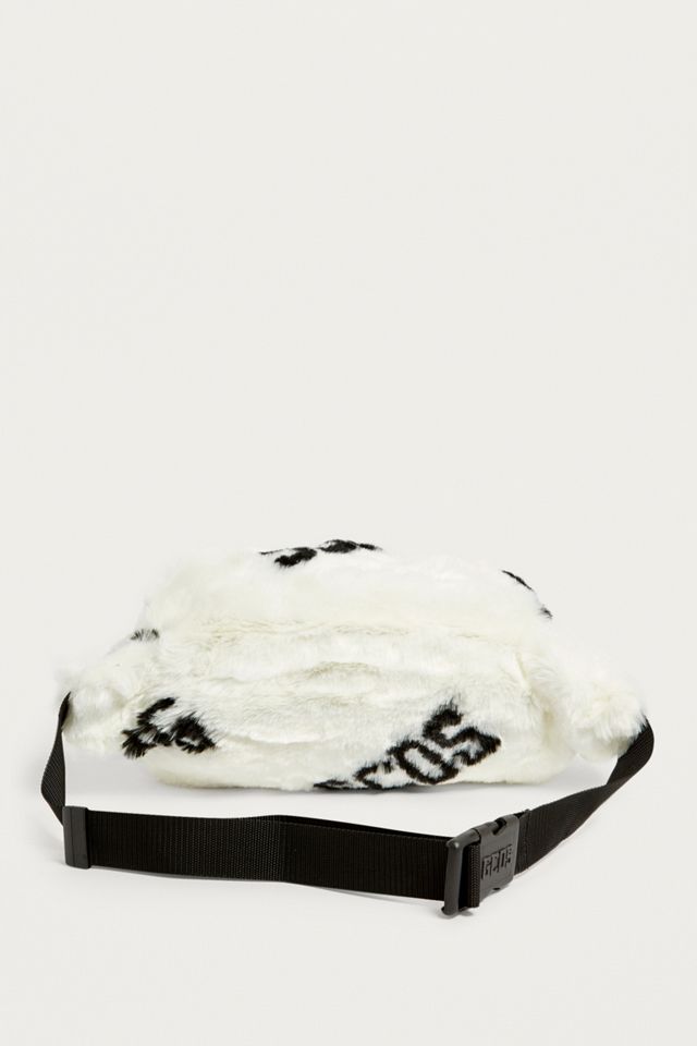 GCDS Macro Faux Fur Bum Bag | Urban Outfitters UK