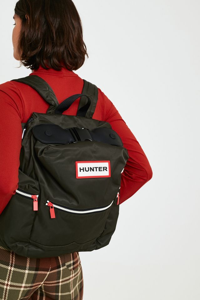 Hunter Khaki Original Nylon Backpack | Urban Outfitters UK