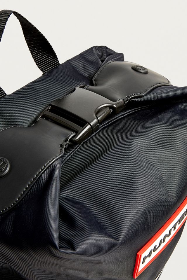 Hunter Black Original Nylon Backpack | Urban Outfitters UK