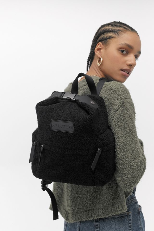 Hunter Original Sherpa Mini Top Clip Backpack | Urban Outfitters UK