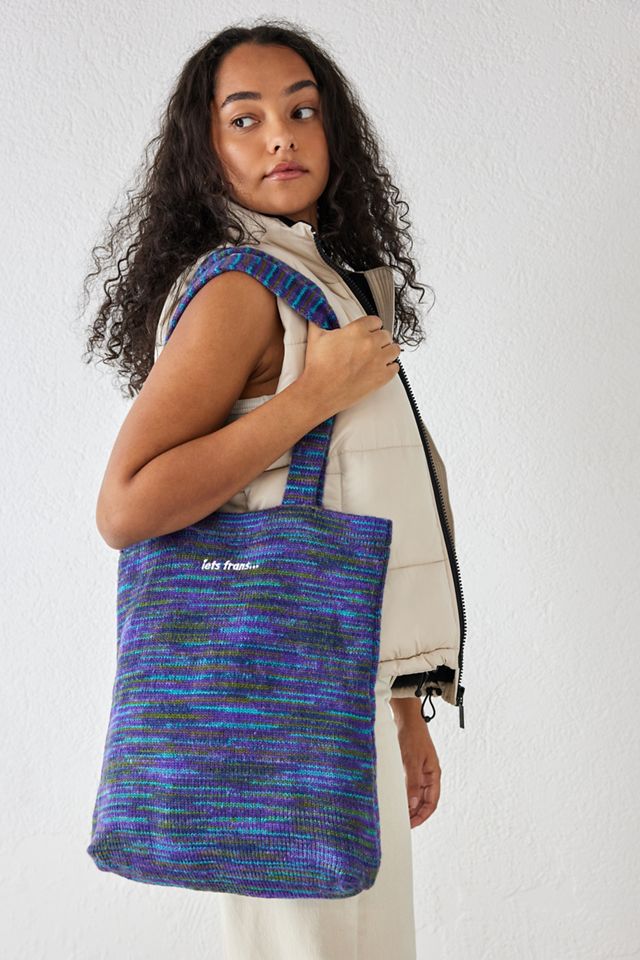 iets frans... Space-Dye Knitted Tote Bag | Urban Outfitters UK