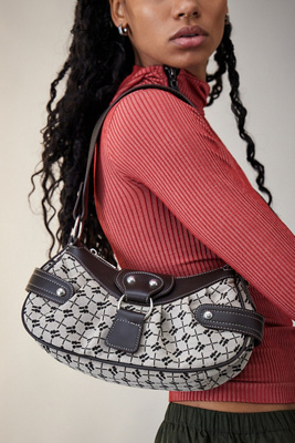 iets frans... Monogram Y2K Buckle Shoulder Bag | Urban Outfitters UK