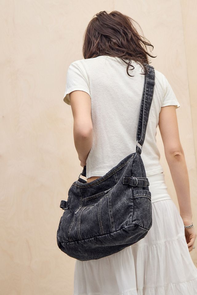 BDG Zip-Up Denim Sling Bag | Urban Outfitters UK