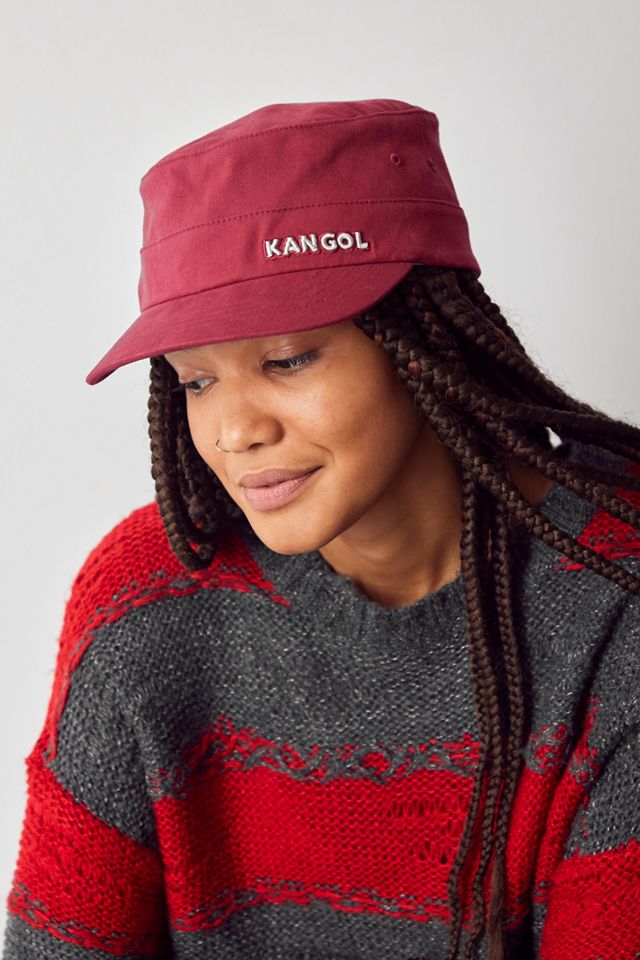 Kangol Red Twill Utility Cap | Urban Outfitters UK