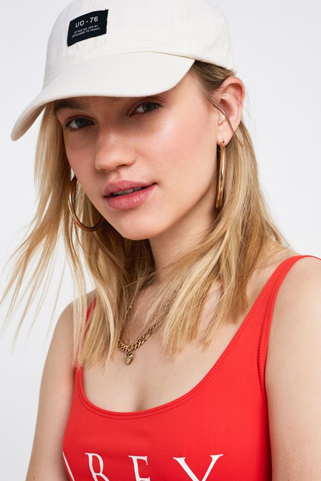 UO Utility Baseball White Cap | Urban Outfitters UK