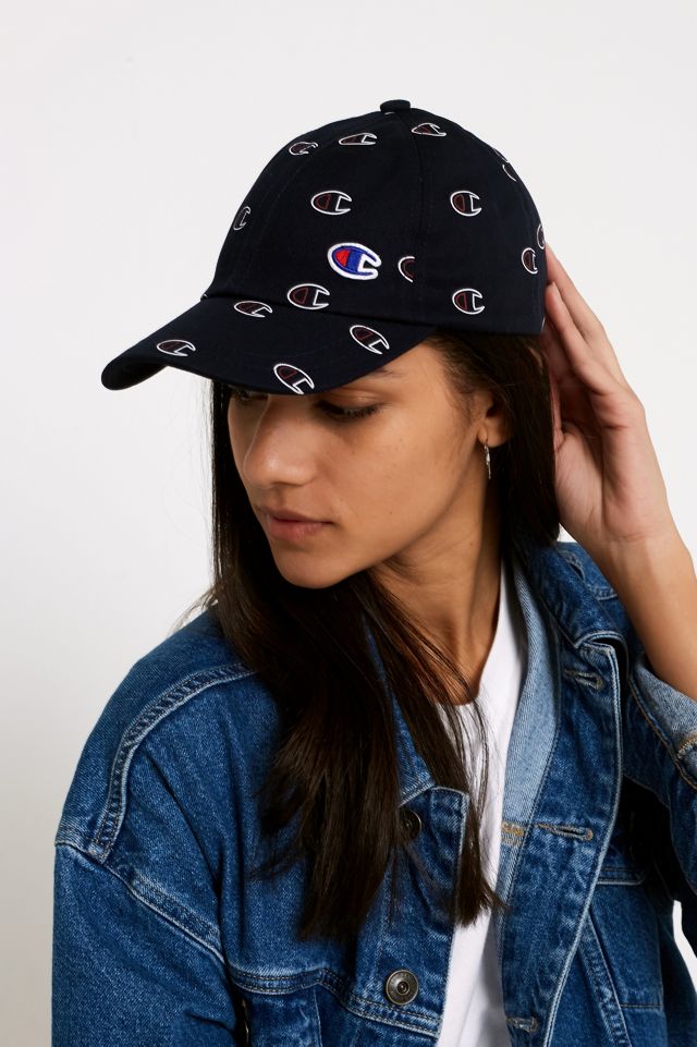 Champion Logo Print Baseball Cap | Urban Outfitters UK