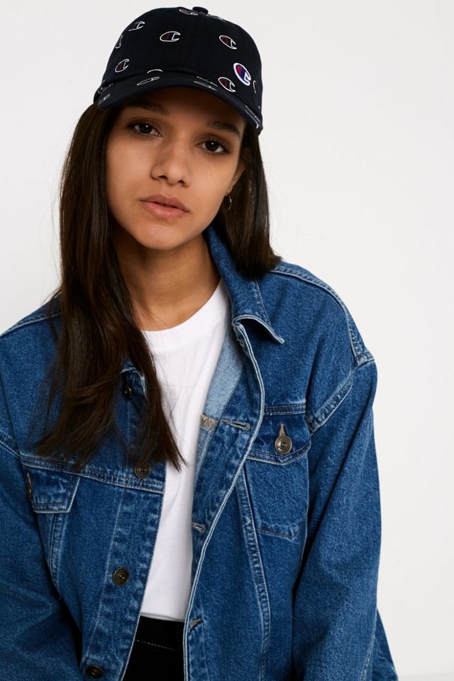 Champion Logo Print Baseball Cap | Urban Outfitters UK
