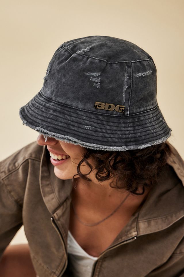 BDG Distressed Denim Bucket Hat | Urban Outfitters UK