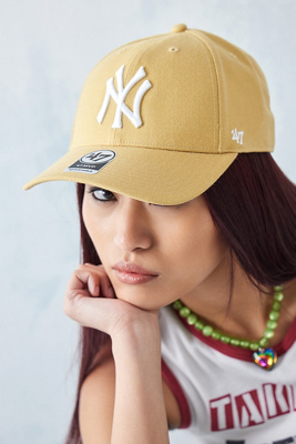 '47 Brand NY Yankees Tan Baseball Cap | Urban Outfitters UK