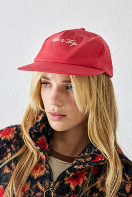 House Of Sunny Recycled Red Colour Theory Cap | Urban Outfitters UK