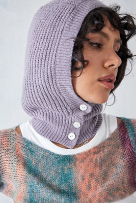 Felpa con Cappuccio e Bottoni in Maglia Morbida UO | Urban Outfitters IT