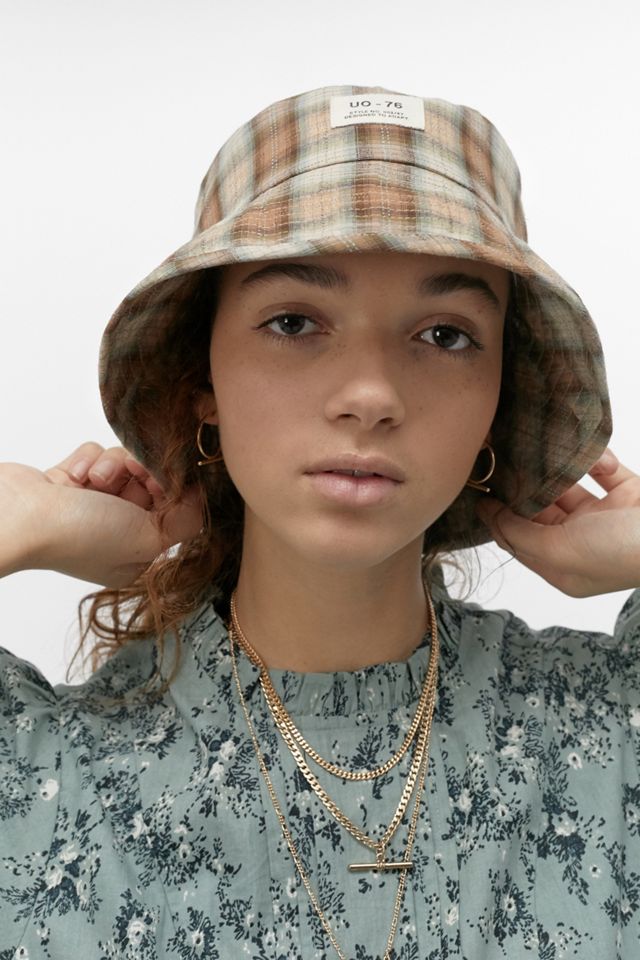 Check Bucket Hat | Urban Outfitters UK